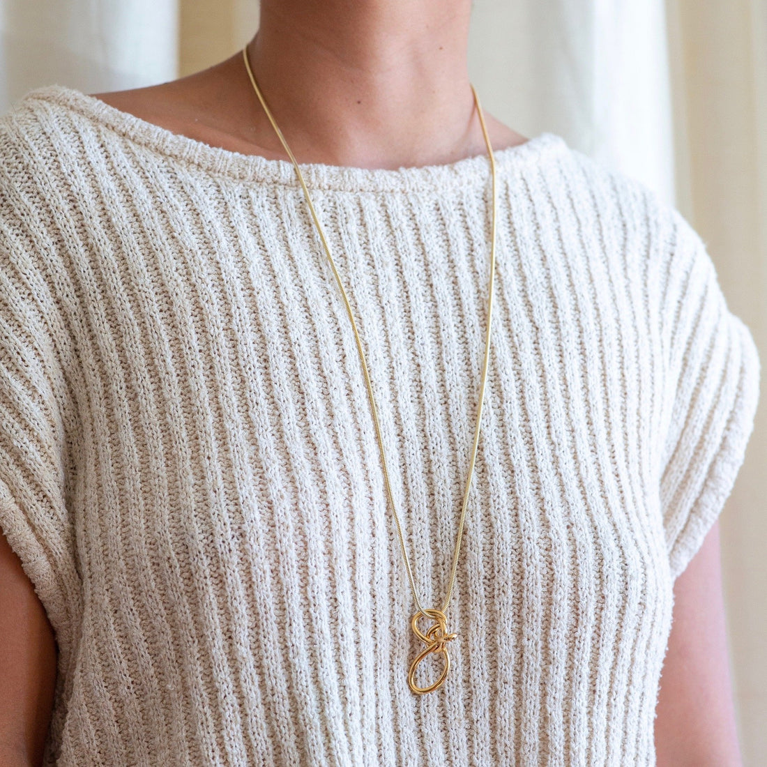 Loop Knot Necklace – TAKE SHAPE STUDIO